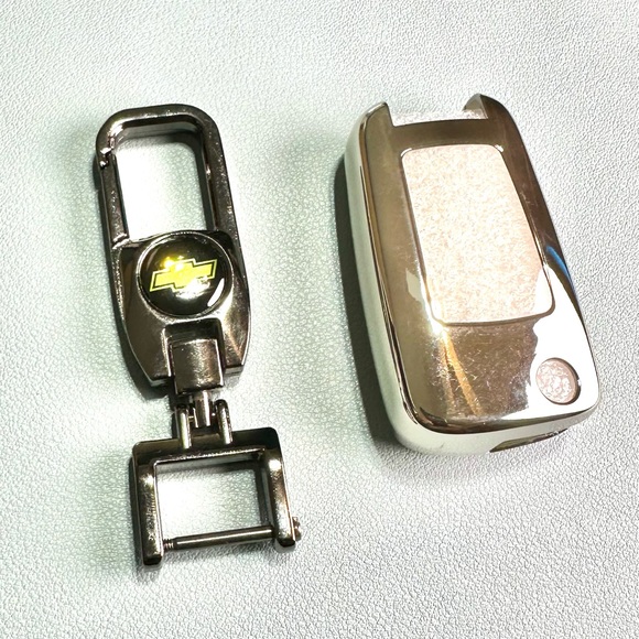 Other | Chevy Logo Key Fob Cover With Keychain | Poshmark
